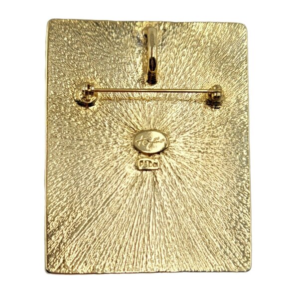 Tony Bennett | Jewelry | Tony Bennett Gold Tone Square Frame Painting ...